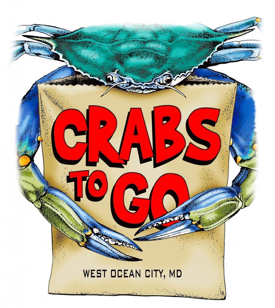 Hooked On OC » Crabs To Go Logo